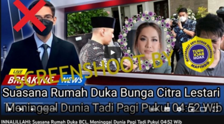 CEK FAKTA: Benarkah Kabar Duka Bunga Citra Lestari Meninggal Dunia? CEK FAKTA: Benarkah Kabar Duka Bunga Citra Lestari Meninggal Dunia?
