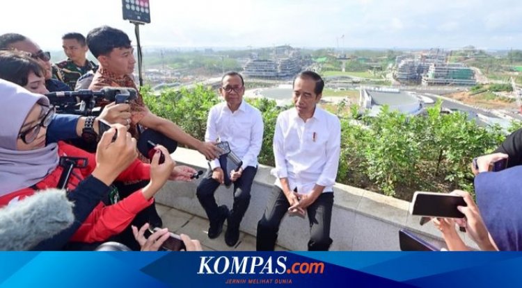 BERITA FOTO: Momen Jokowi Tunjukan Istana Kepresidenan IKN ke Wartawan